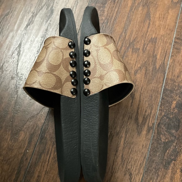 Coach | Shoes | Coach Slides With Studs | Poshmark